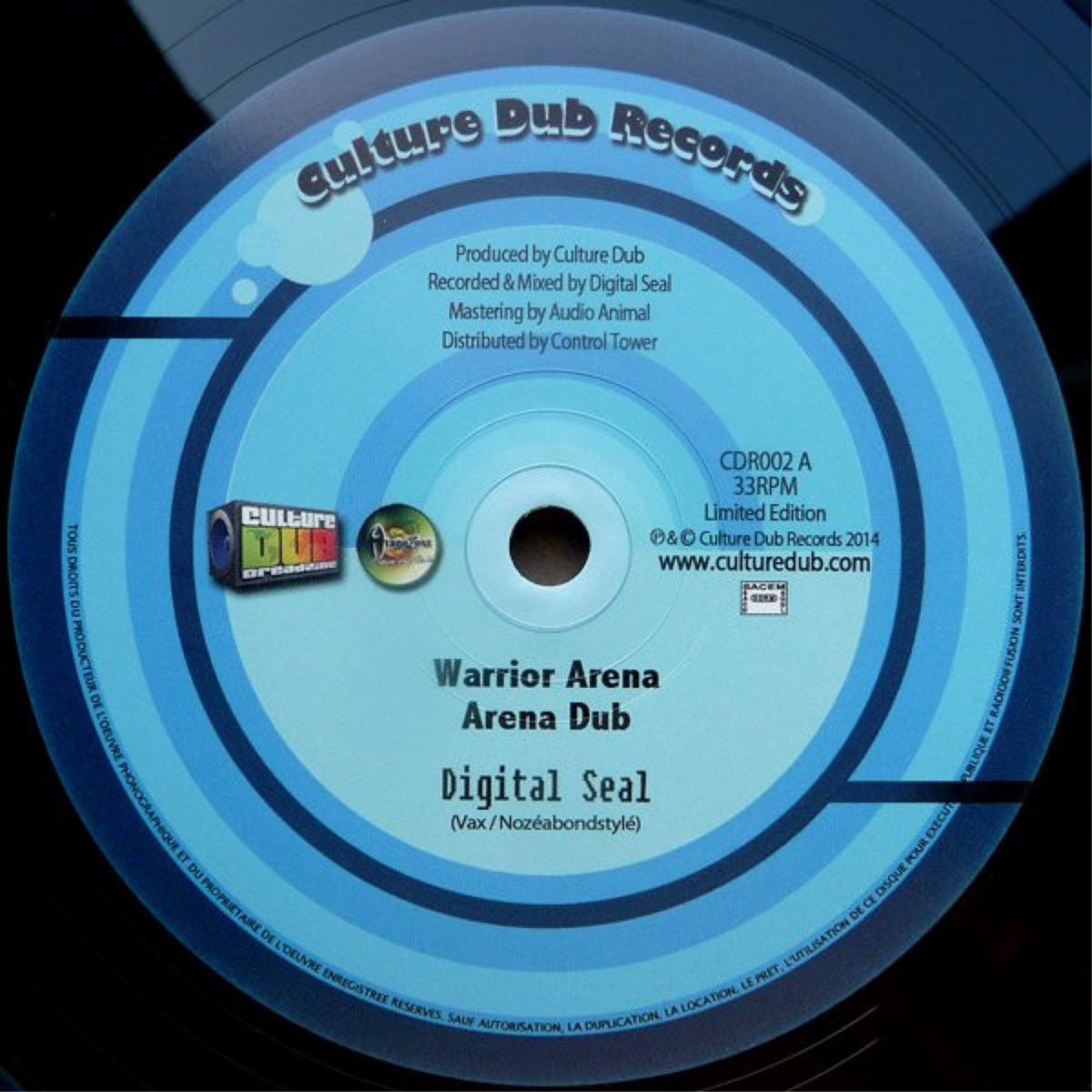 Warrior Arena Digital Seal Culture Dub Records Digital Seal Records