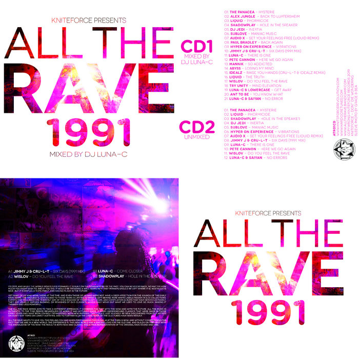 ATR01 - All The Rave CD / Vinyl Combo | Various Artists | alltherave