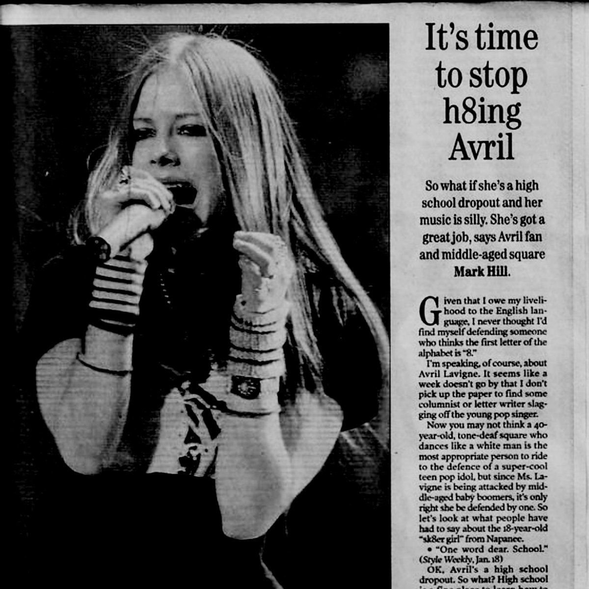 Avril Lavigne High School