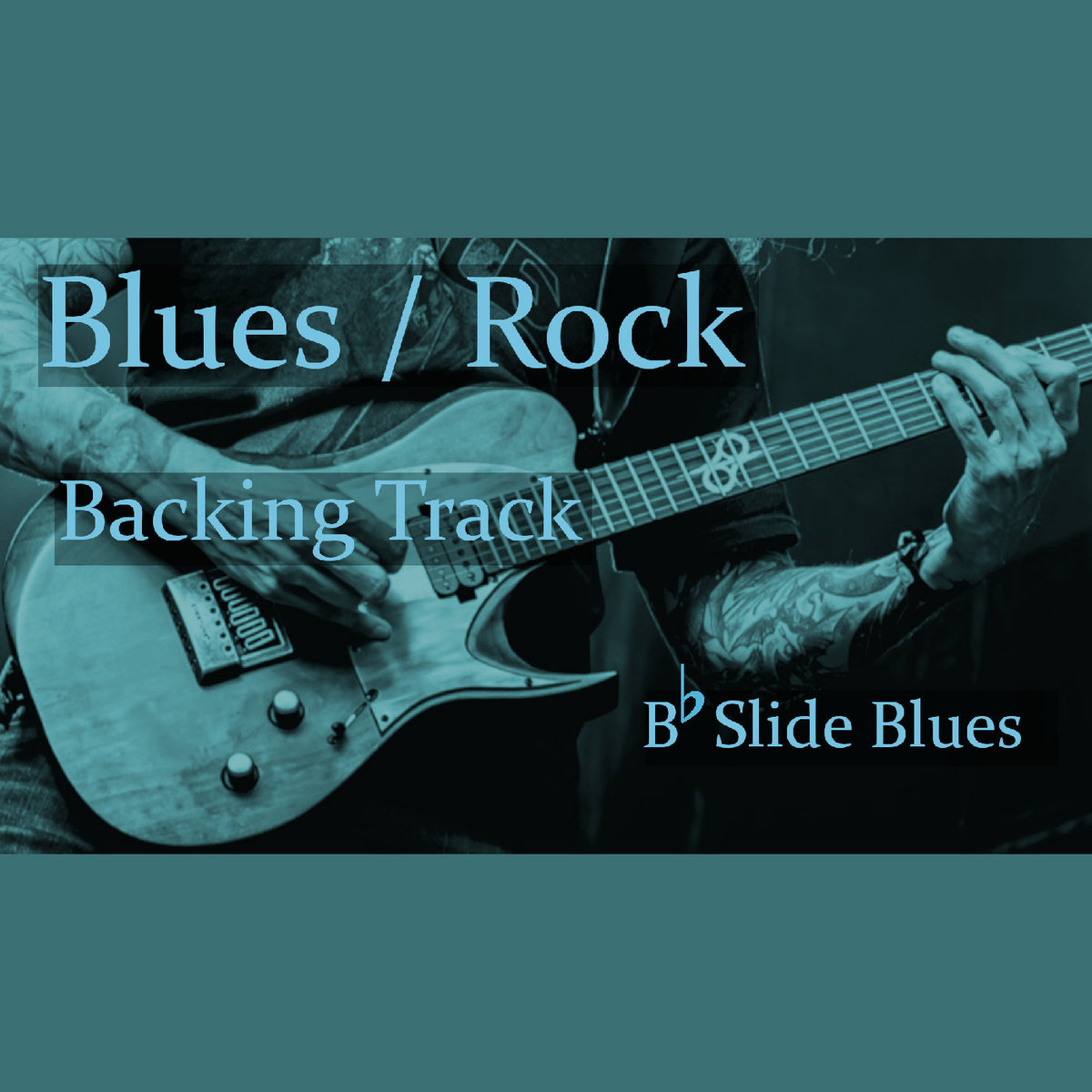 Blues Rock Backing Track || Bb Slide Blues || | Zachary Nadal