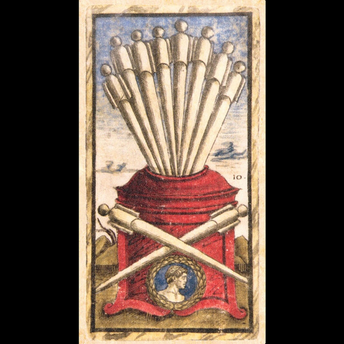 Ten of Wands | ∞ | The Museum of Viral Memory