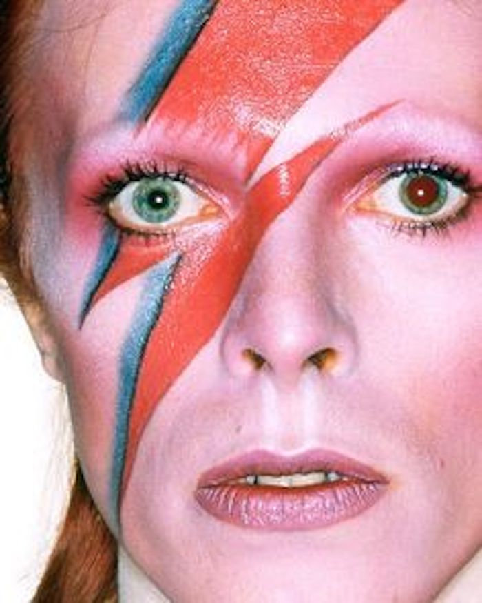 David Bowie Eyes Close Up