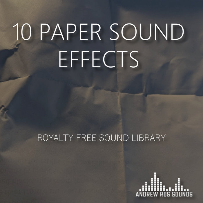 10 Paper Sound Effects + BONUS | Andrew Ros Sounds