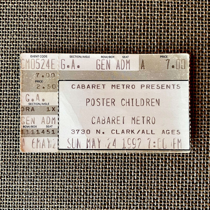 Cabaret Metro May 24,1992 | Poster Children