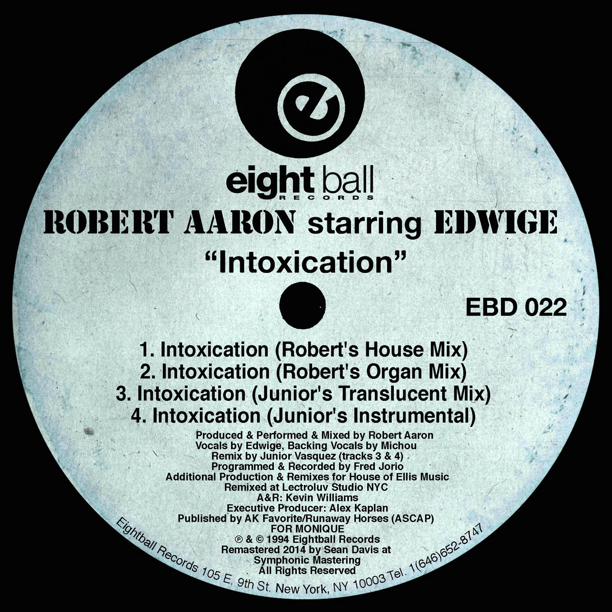 Intoxication (feat. Edwige) (Junior Vasquez Translucent Remix) | Robert Aaron Feat. Edwige ...