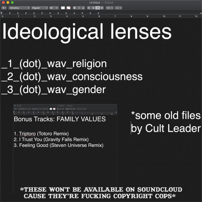 Ideological Lenses & Family Values | Cult Leader