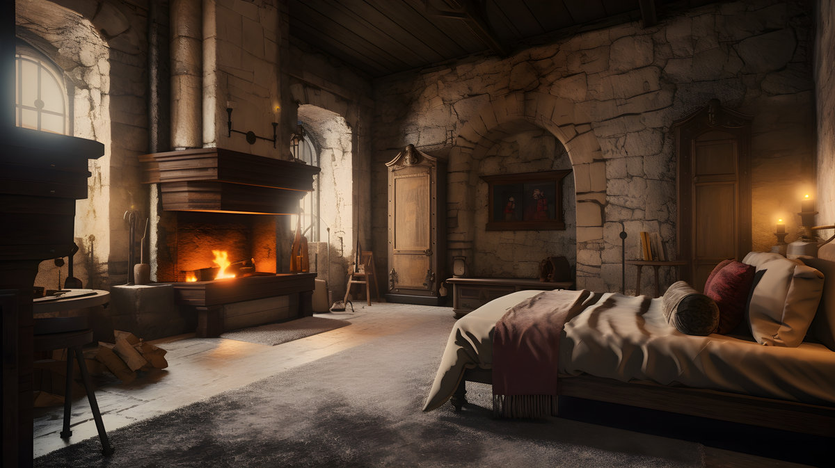 Medieval Castle Bedchamber 1 | Ambient Cultures