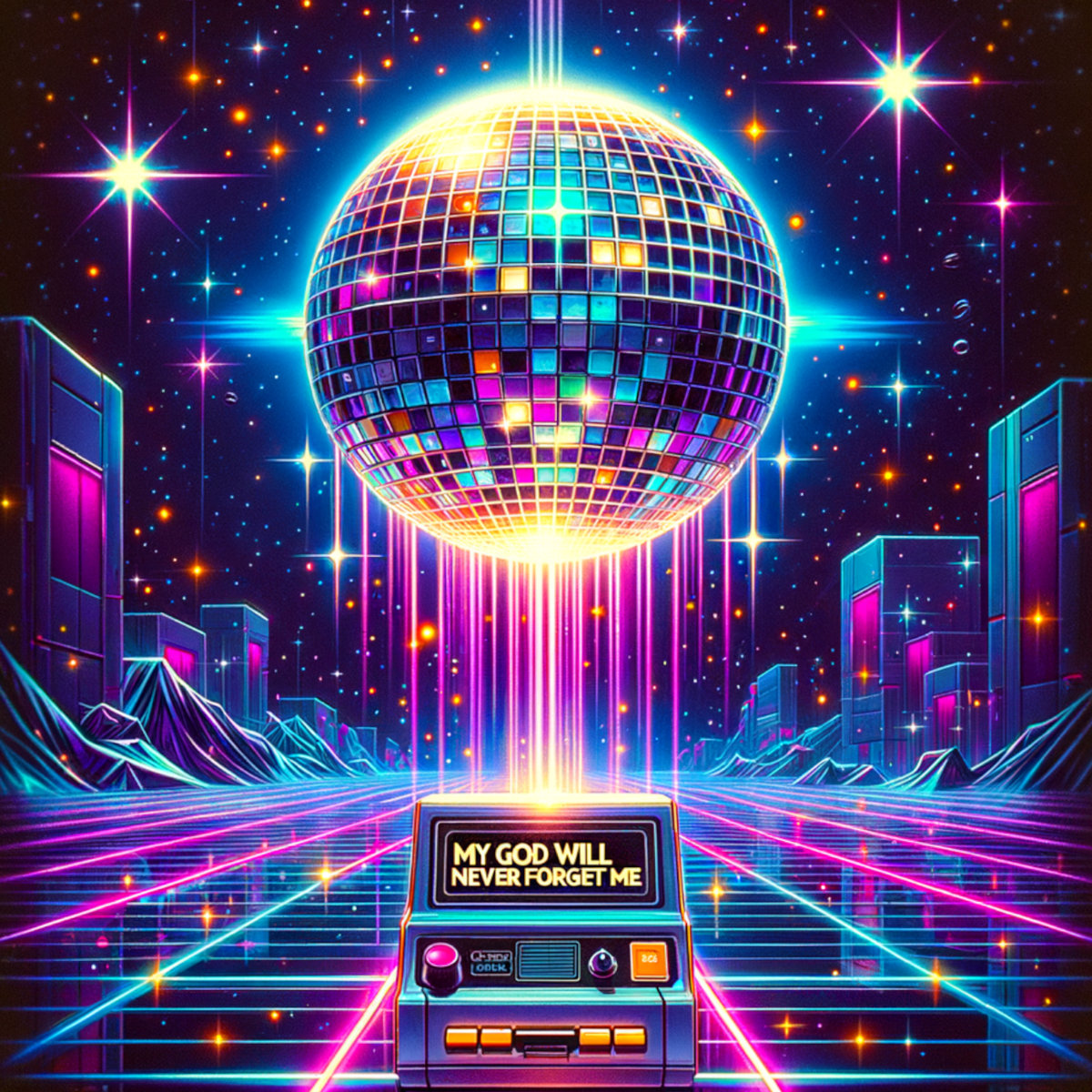 My God Will Never Forget Me (80s Techno Remix) | Retro Sonya