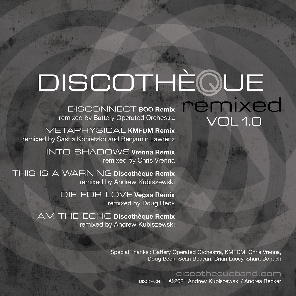 Disconnect (BOO Remix) - remixed by Battery Operated Orchestra ...
