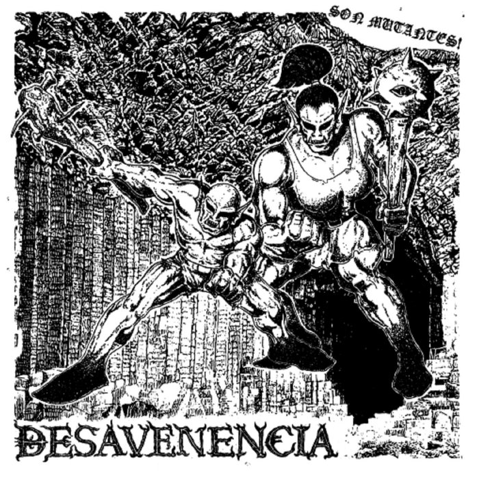 PR#60. DESAVENENCIA - "Son Mutantes!" One sided 12" | Pifia Records