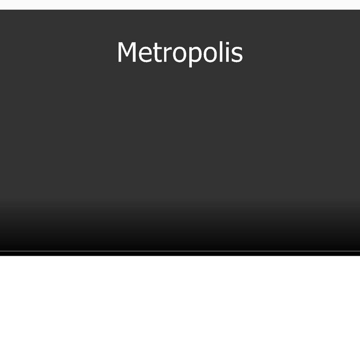 Metropolis全电影4K | unrodadnaphy