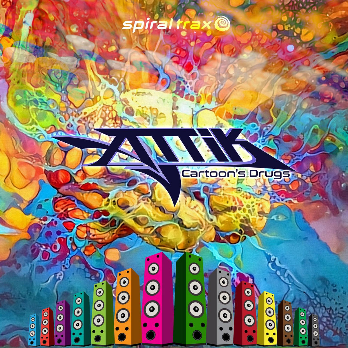 Attik - Cartoon's Drugs ( SPIT190 - Spiral Trax) | Spiral Trax