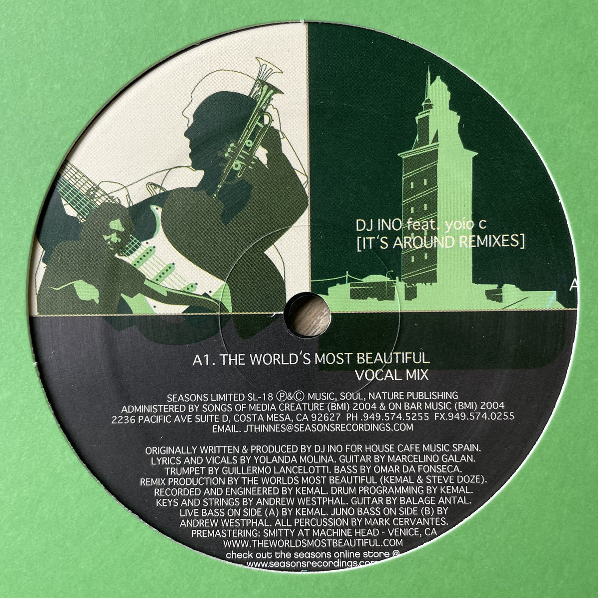 Dj Ino Featuring Yoio C "It's Around Remixes' | Seasons Recordings