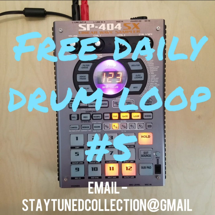 Free Daily Drum Loop #5 | Stay Tuned Collection