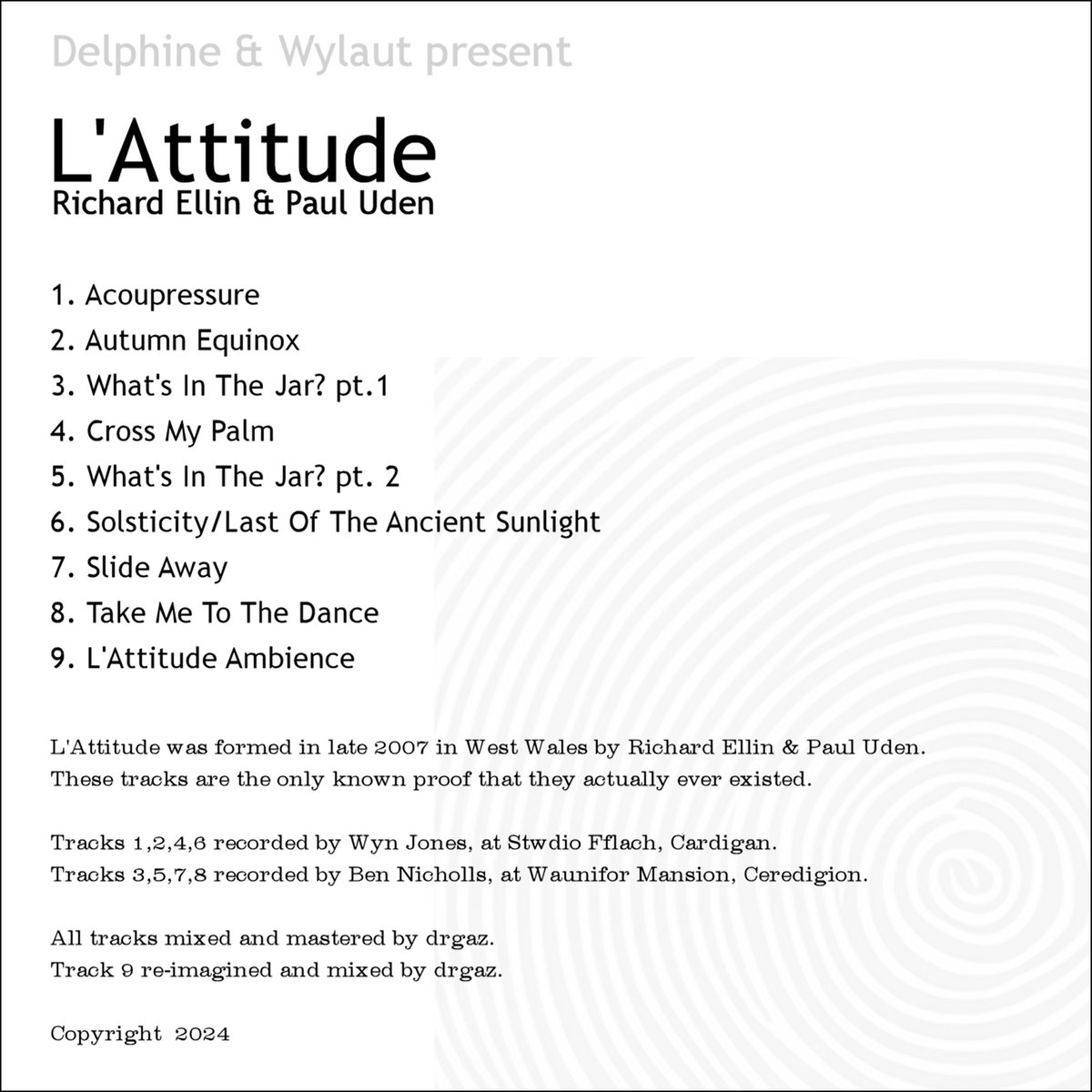 L'Attitude | Richard Ellin & Paul Uden | Delphine & Wylaut