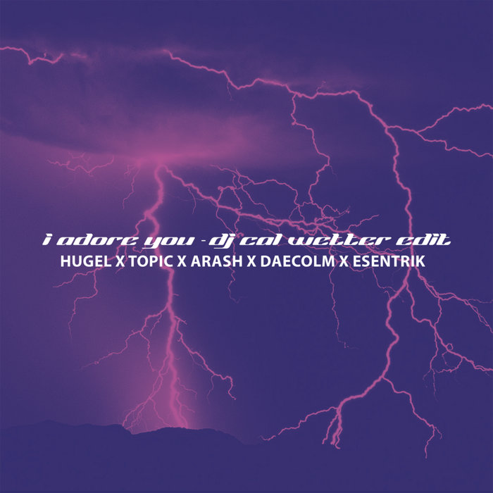 I Adore You - DJ Cal Wetter Edit | HUGEL x Topic x Arash x Daecolm x ...