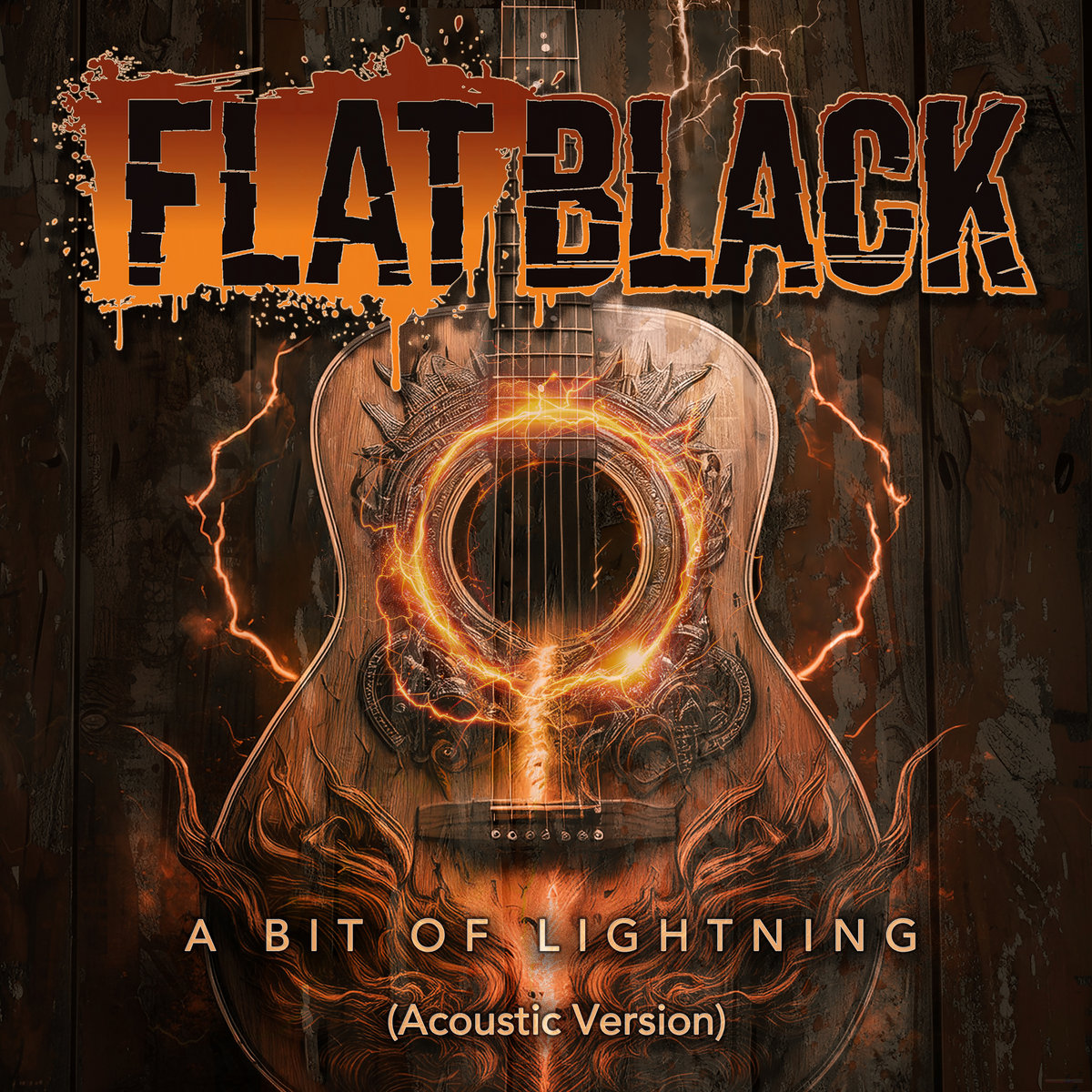A BIT OF LIGHTNING (ACOUSTIC VERSION) | FLAT BLACK