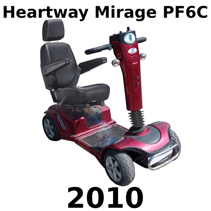Heartway Mirage PF6C 2010 power mobility wheelchair scooter ...