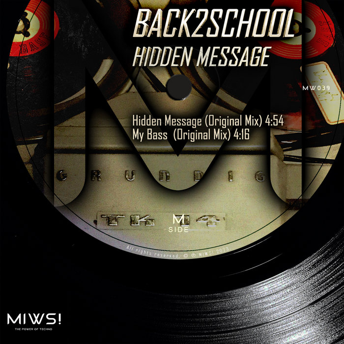 Hidden Message | Back2school | MIWS!