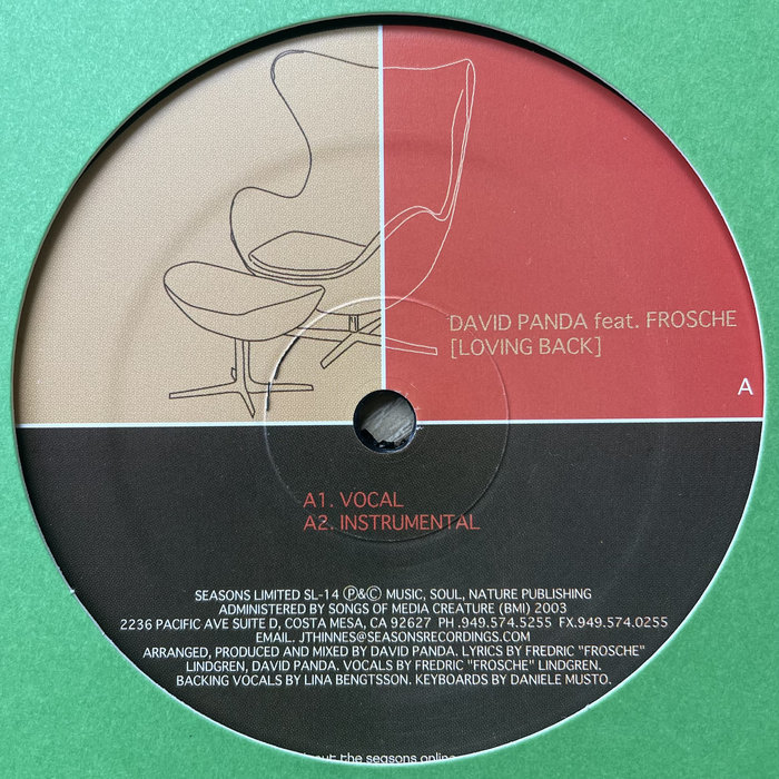 David Panda Featuring Frosche 'Loving Back' | Seasons Recordings