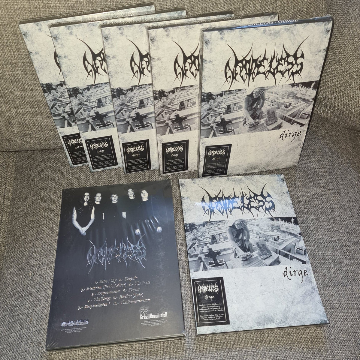 Nameless - Dirge A5 Digipak | GreenRevolution | Blodbuse