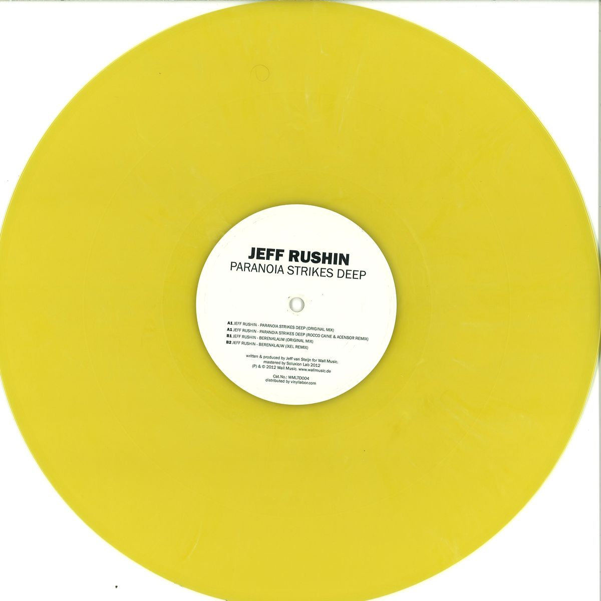 WMLTD004 - JEFF RUSHIN - PARANOIA STRIKES DEEP (Rocco Caine, Acensor ...