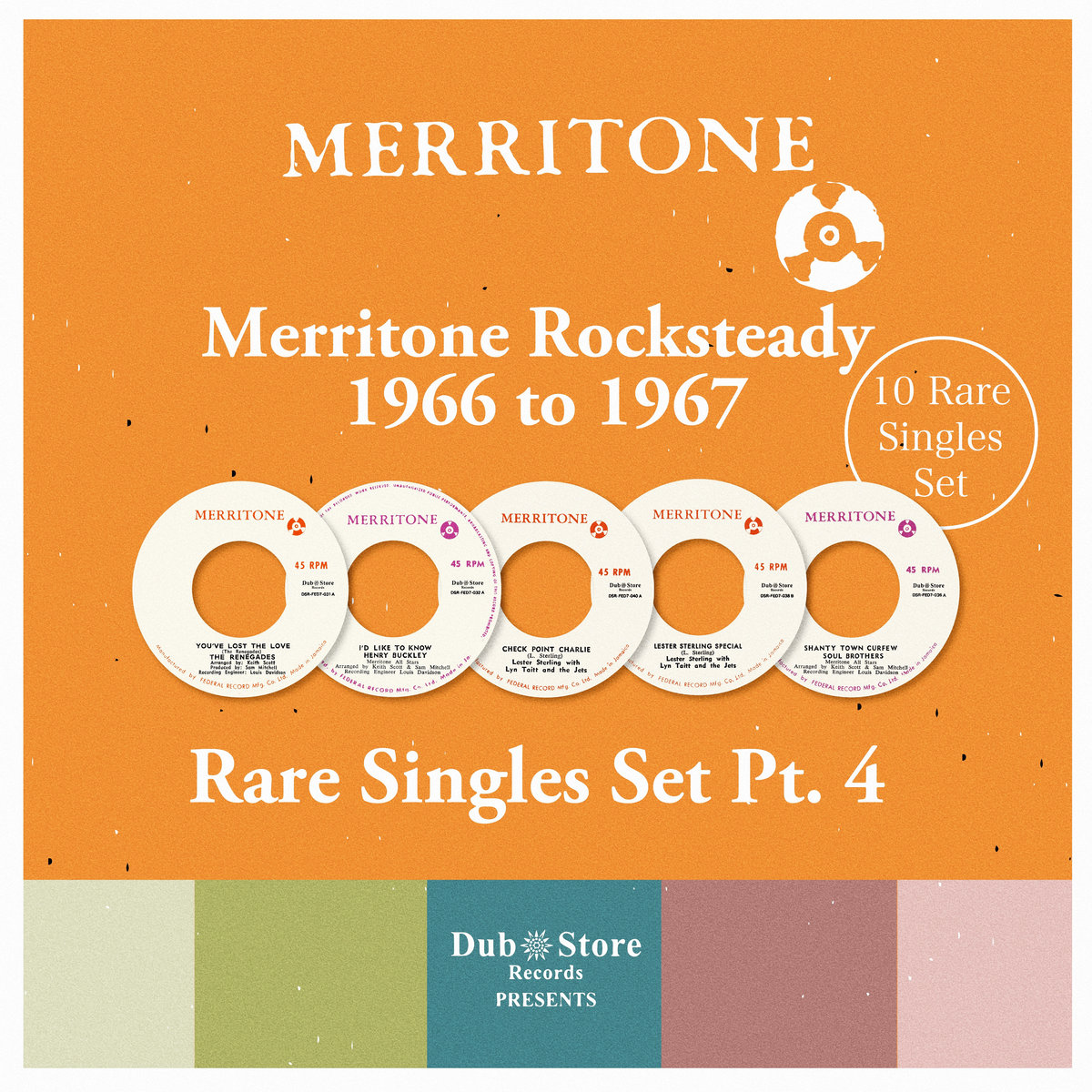 Merritone Rocksteady 1966 to 1967 - 10 Rare Singles Set Pt. 4 | Various ...