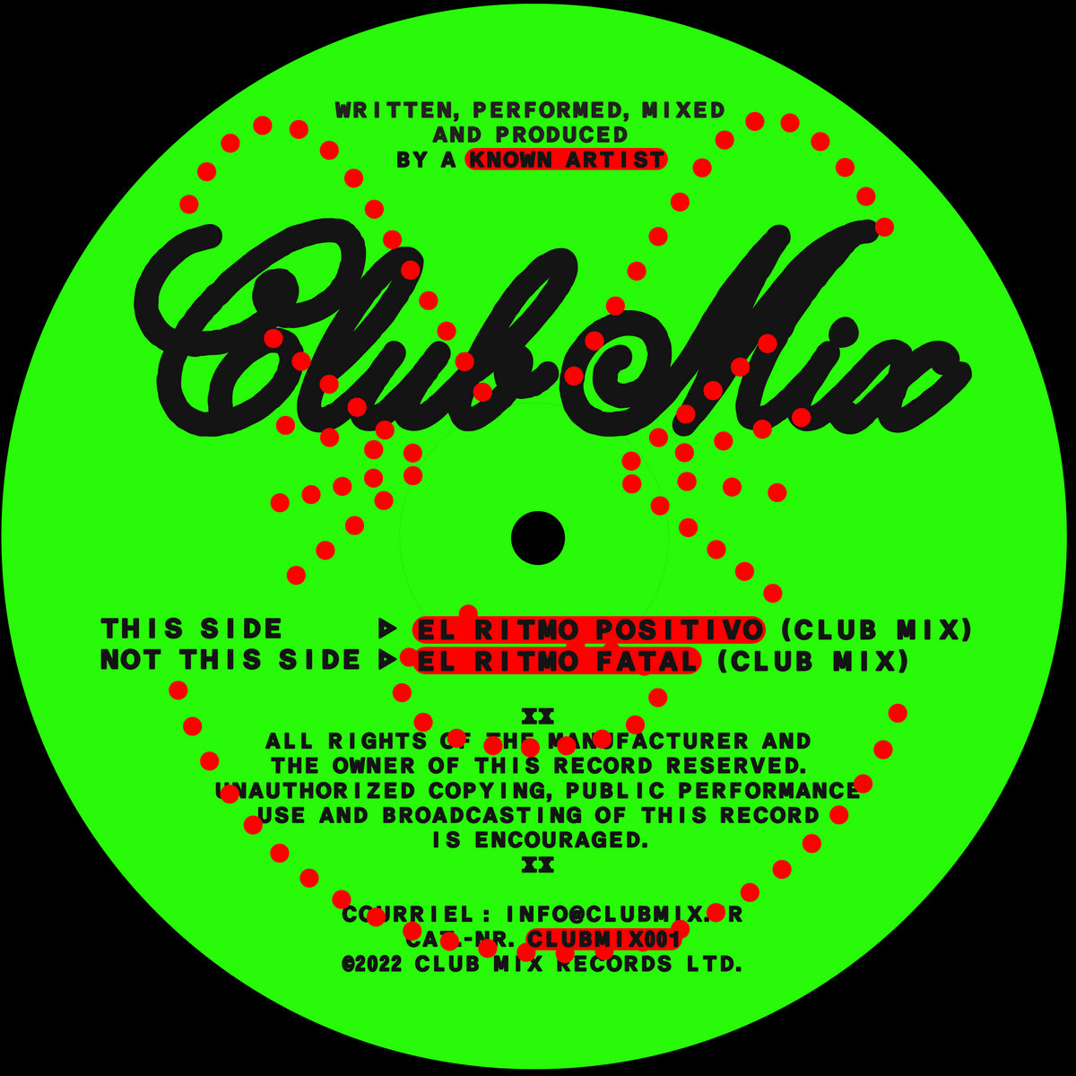 CLUBMIX001 | Known Artist