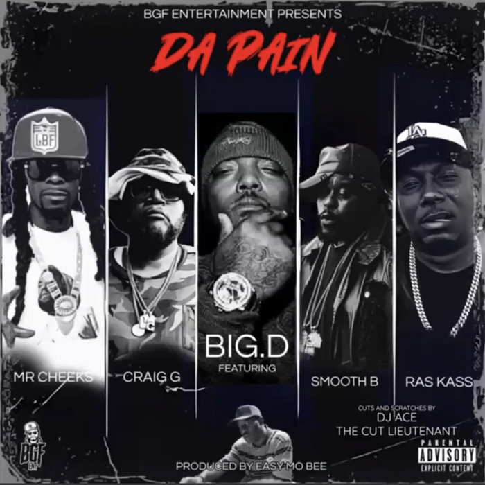 Da Pain (Big.D~ Ft. Mr. Cheeks, Craig G, Smooth B & Ras Kass) | Big.D