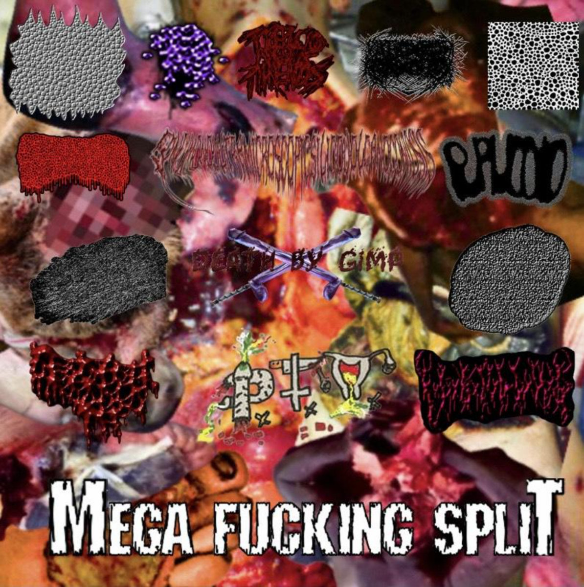 Mega Fucking Split (Puruloid Side) | Puruloid, Catarro, V/A | Puruloid