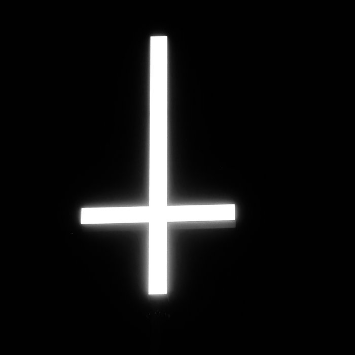 Upside Down Cross Wallpaper