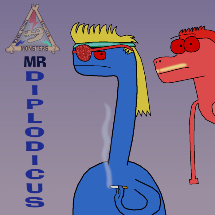 Mr Diplodicus | The Candy Cane Monsters