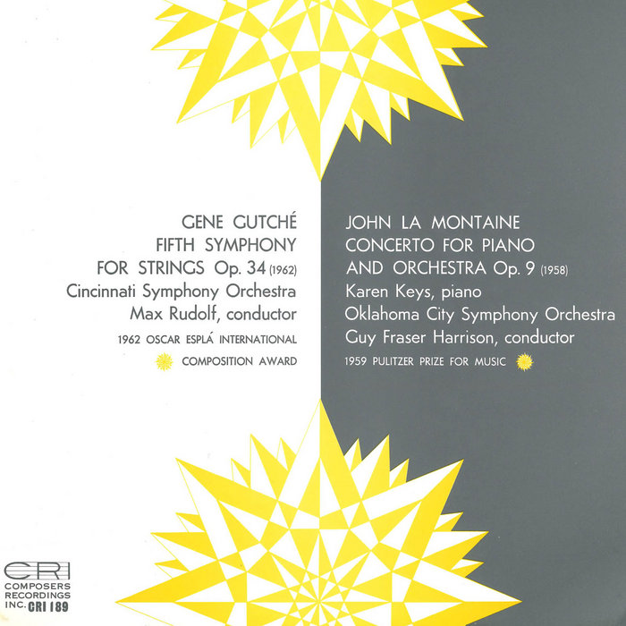 Gene Gutchë / John La Montaine | Various Artists | Composers Recordings ...