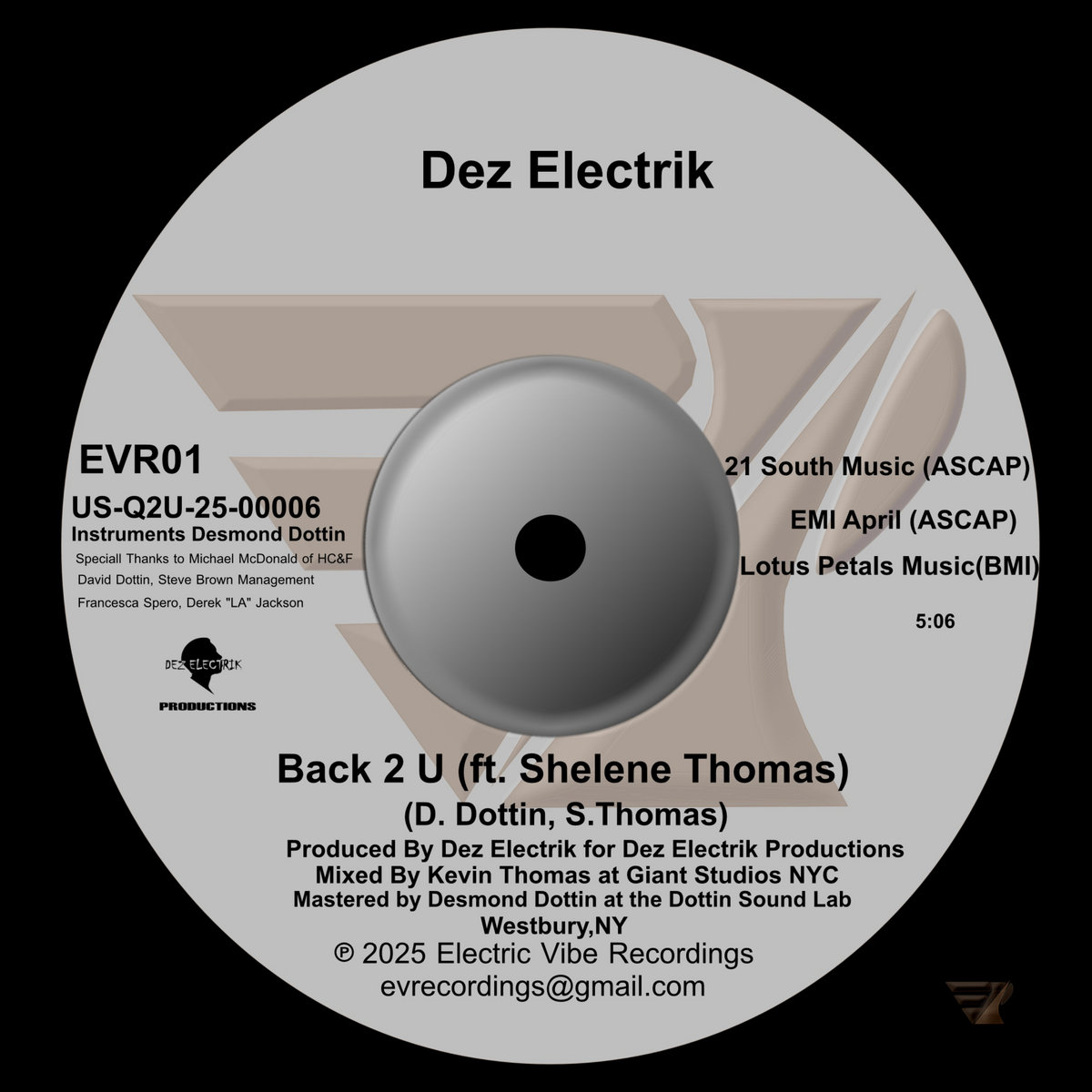 Back 2 U (ft. Shelene Thomas) | Dez Electrik | Electric Vibe Recordings