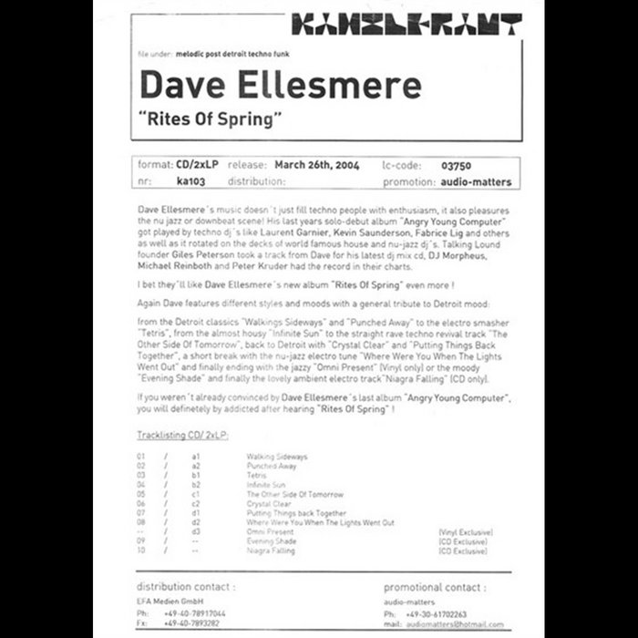Rites Of Spring | Dave Ellesmere