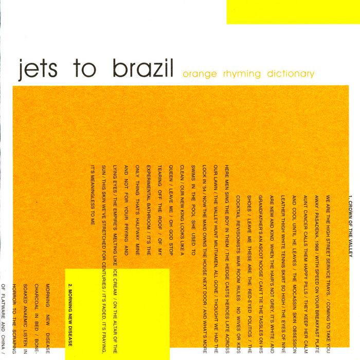 Orange Rhyming Dictionary | Jets to Brazil