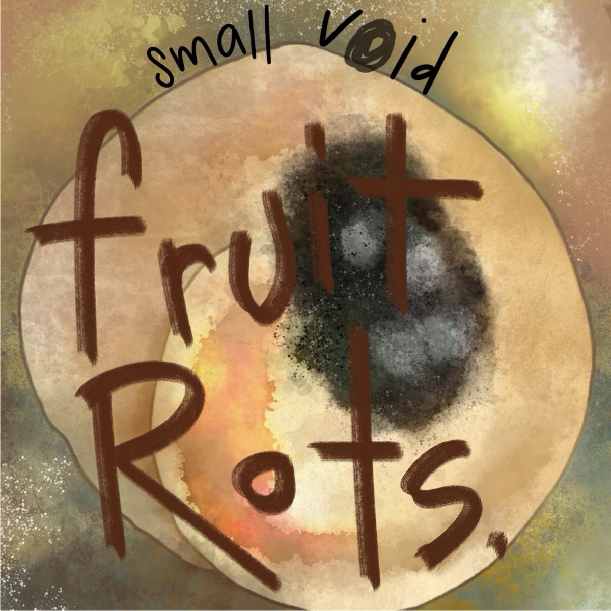 fruit rots. | small void