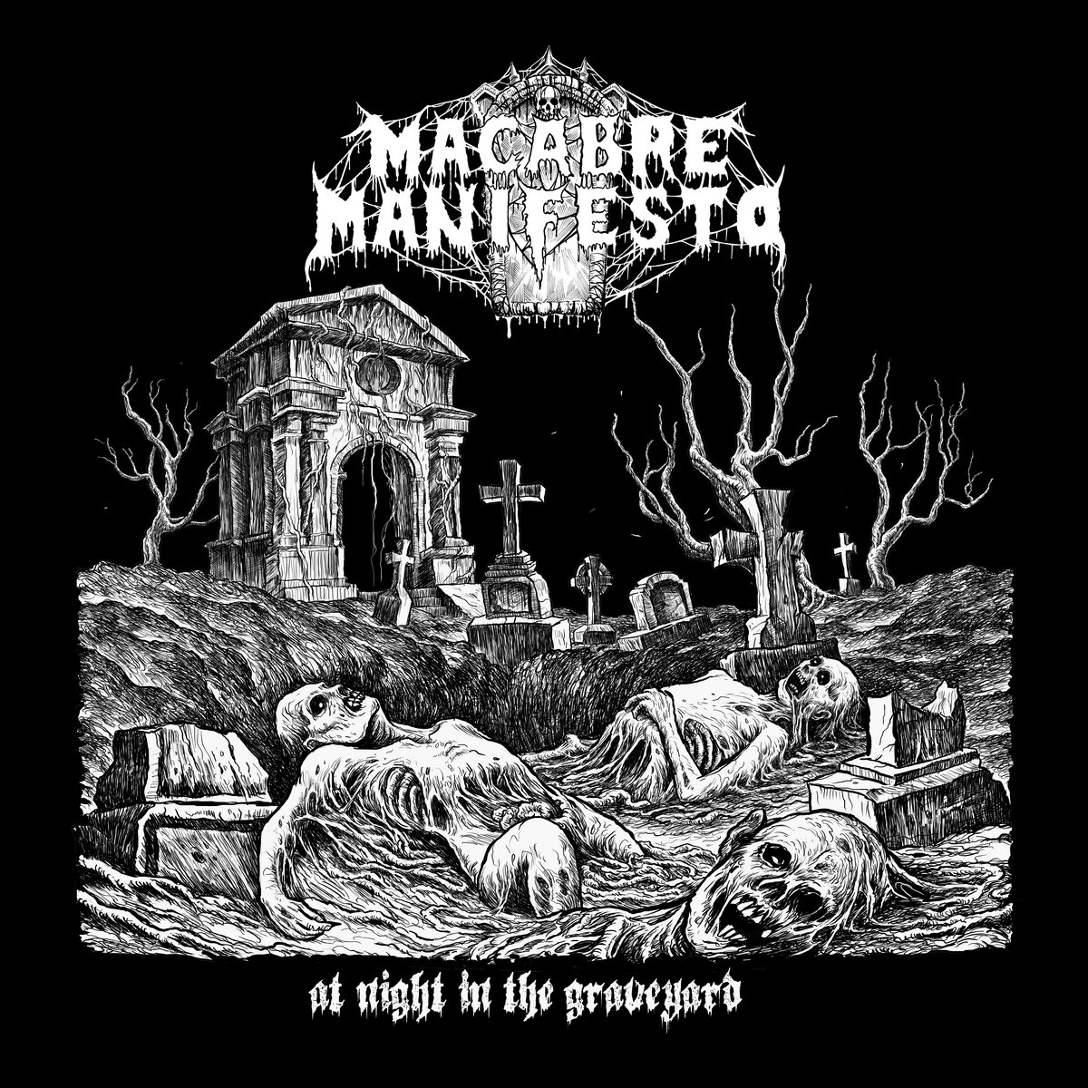 At night in the graveyard | MACABRE MANIFESTO