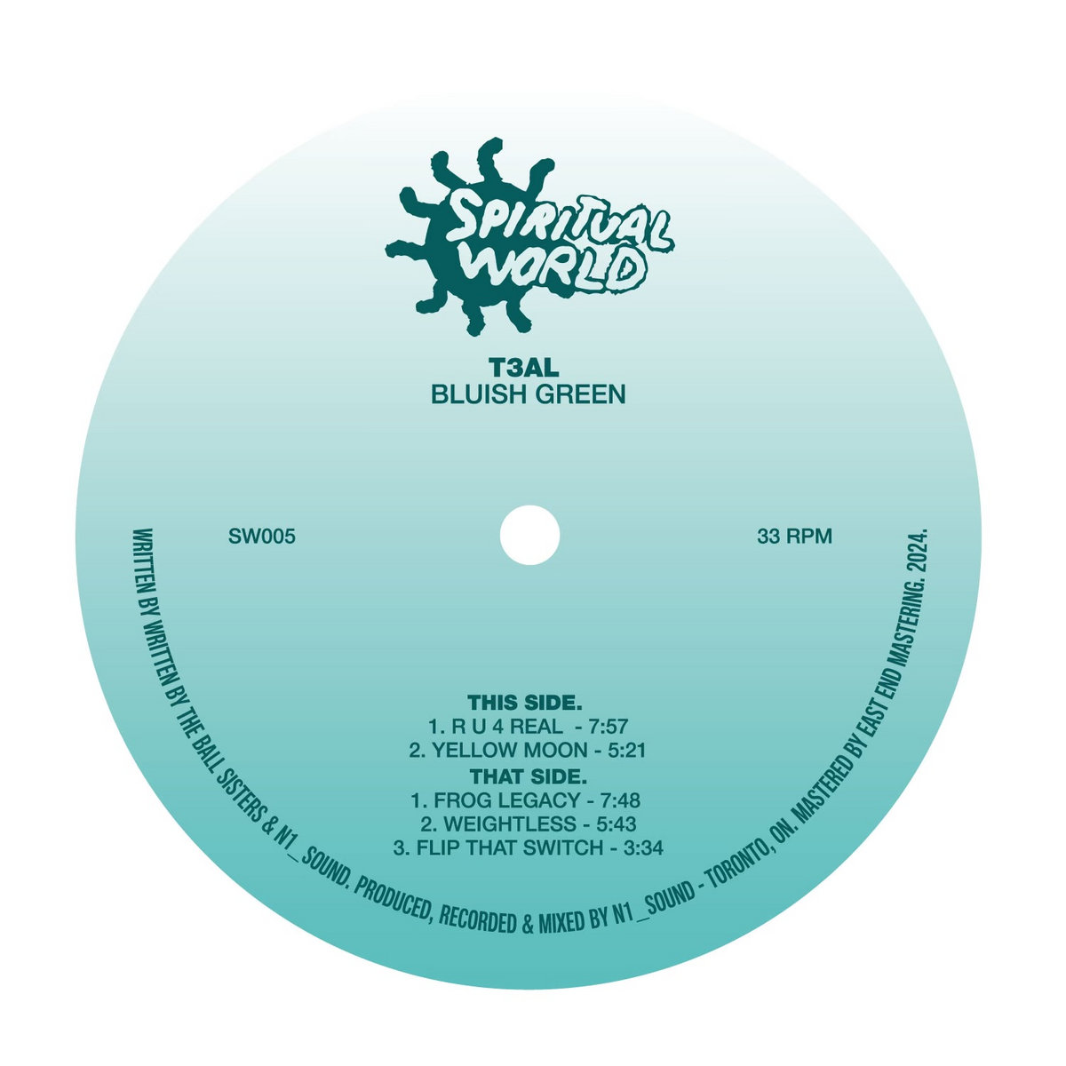 Bluish Green | T3AL | Spiritual World