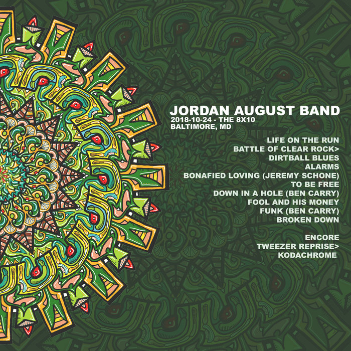 2018-10-24 - Live @ The 8x10 | Jordan August Band