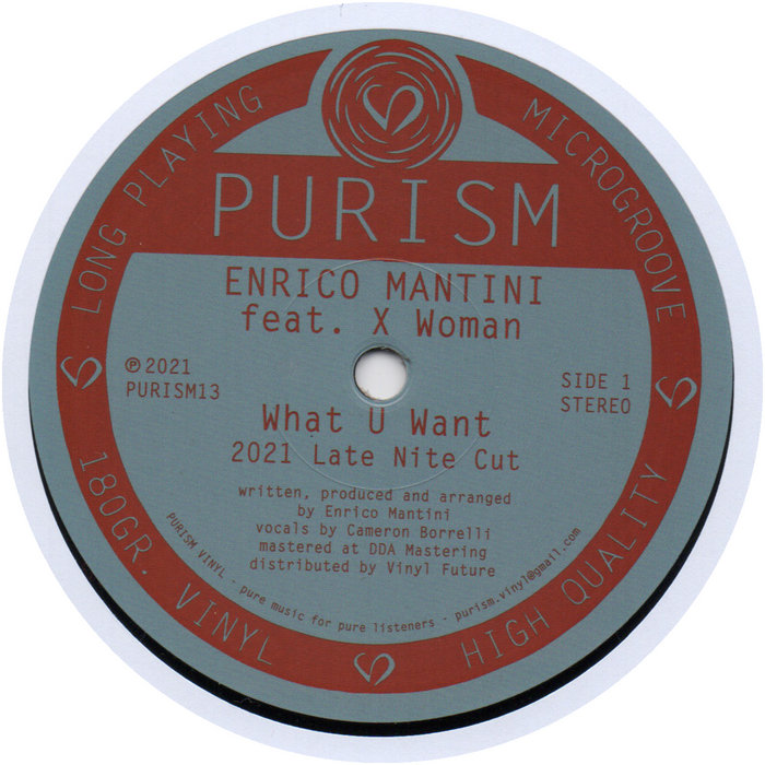 What U Want (2021 Late Night Cut) - PURISM13 | Enrico Mantini feat. X ...