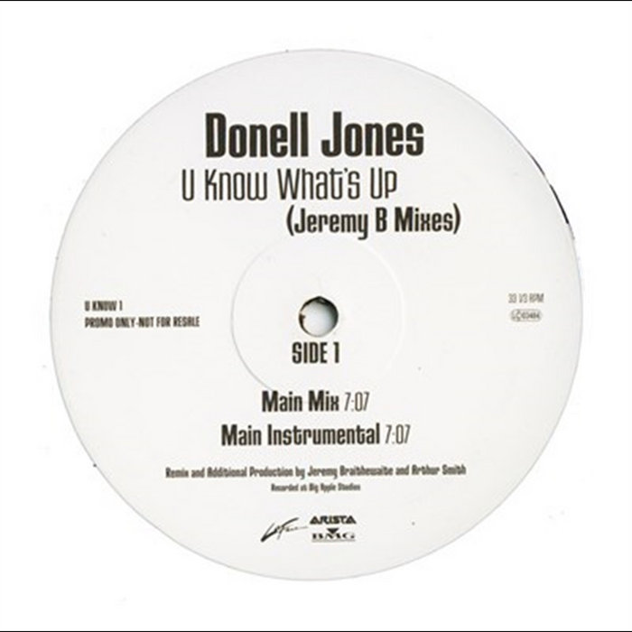 U Know Whats Up Jeremy B Mixes | Donell Jones