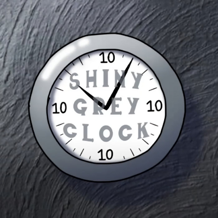 Shiny Grey Clock | Gombo