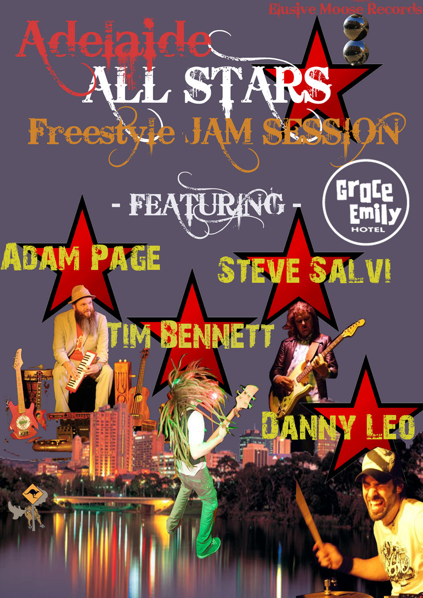 Alelaide Allstar Jam 2011 | Adam Page, Steve Salvi, Tim Bennett, Danny ...