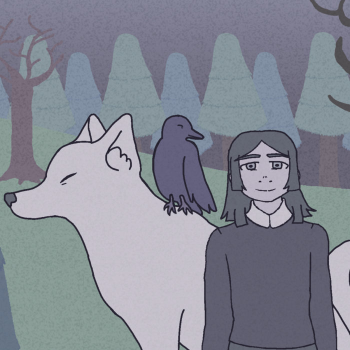 Black crow, white wolf | Soleil Lunatique