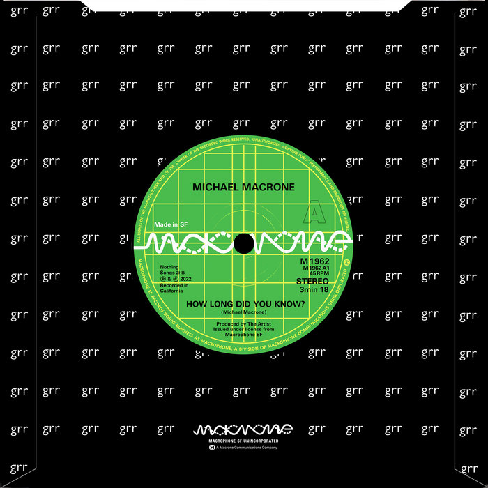 How Long Did You Know? (Single) | Michael Macrone