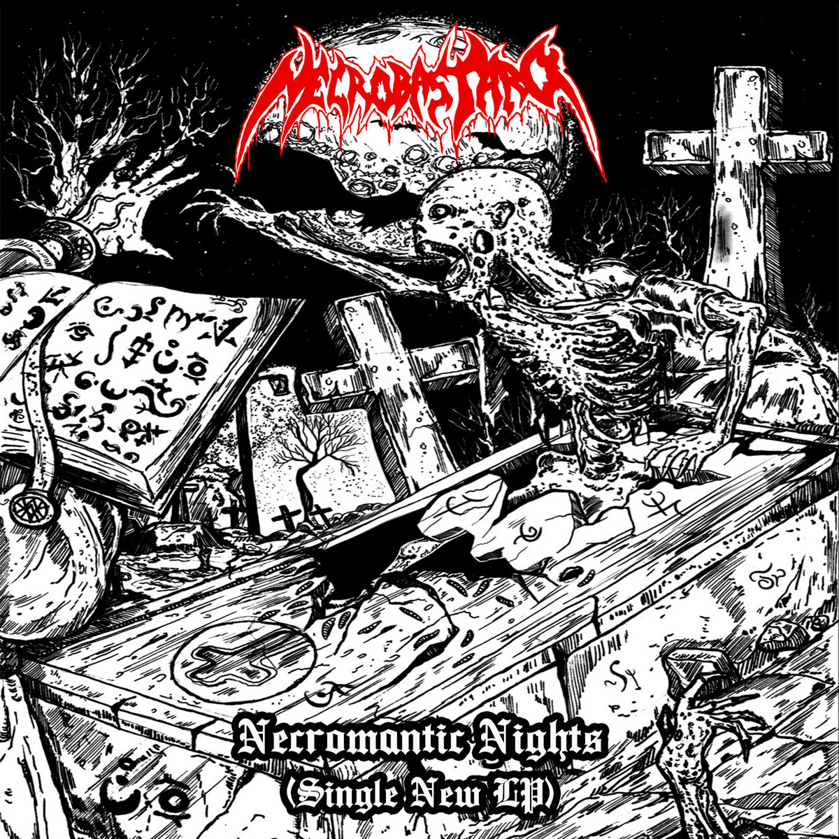 NECROBASTARD "Necromantic Nights" DEATH METAL-CHILE (Single ...