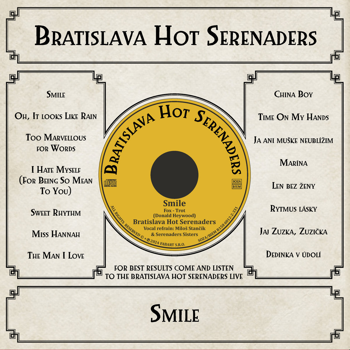 Smile | Bratislava Hot Serenaders