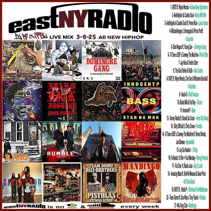 EastNYRadio 3-9-25 mix | Various Artist mix | PF Cuttin