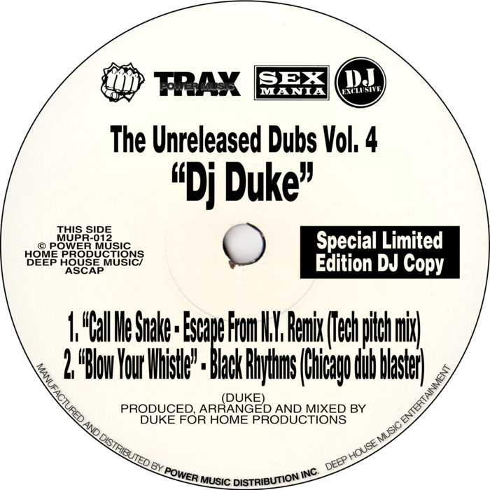 The Unreleased Dubs Vol. 4 | DJ Duke